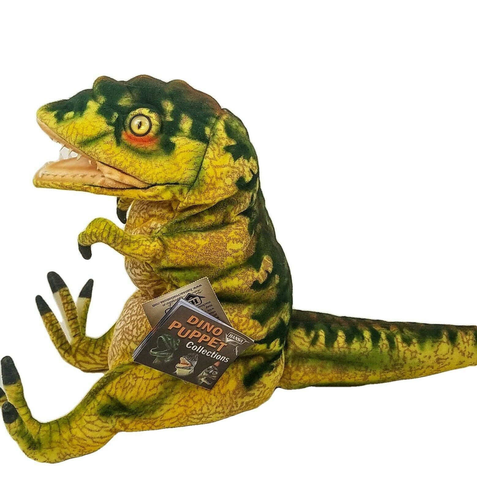 T Rex Dinosaur Hand Puppet Full Body Doll Hansa Real Looking Animal Le ...