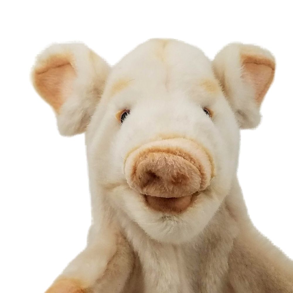 Pig Full Body Hand Puppet Doll by Hansa Realistic Look Plush Animal Le ...